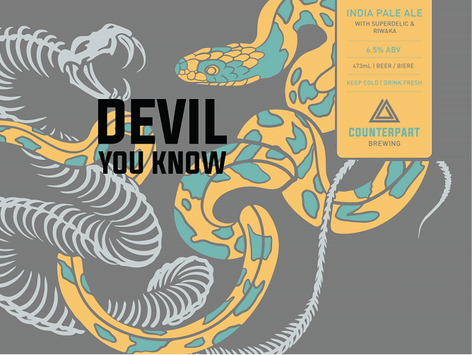 Devil You Know | Hazy IPA | $5.31 – Counterpart Brewing