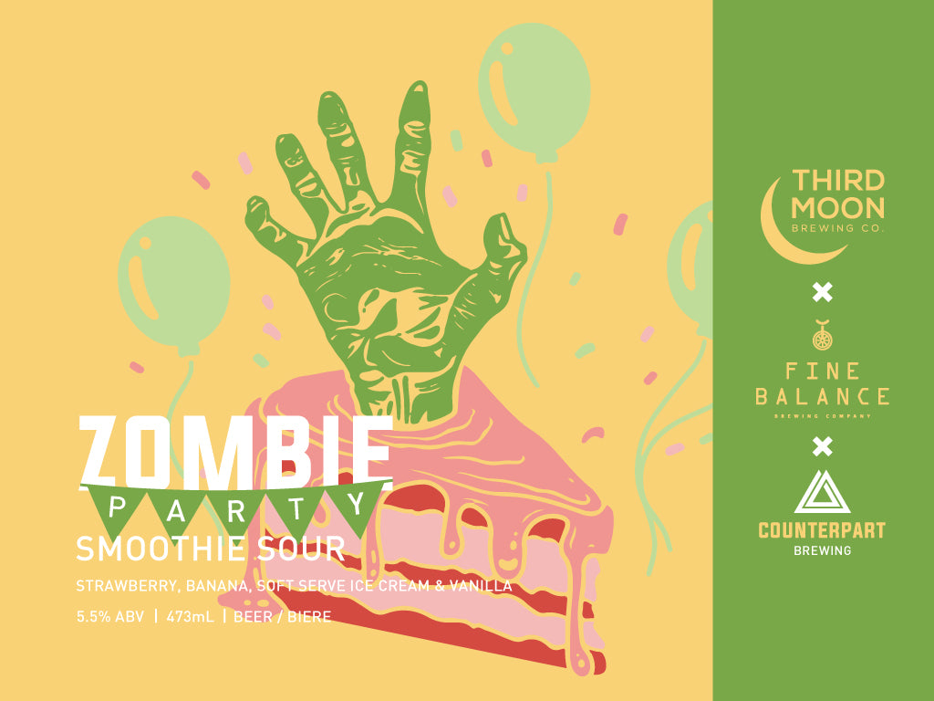 Zombie Party (Strawberry, Banana, Soft Serve Ice Cream, Vanilla) | $6 ...